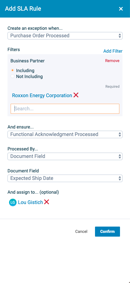 Exception Rules | Syncrofy Help