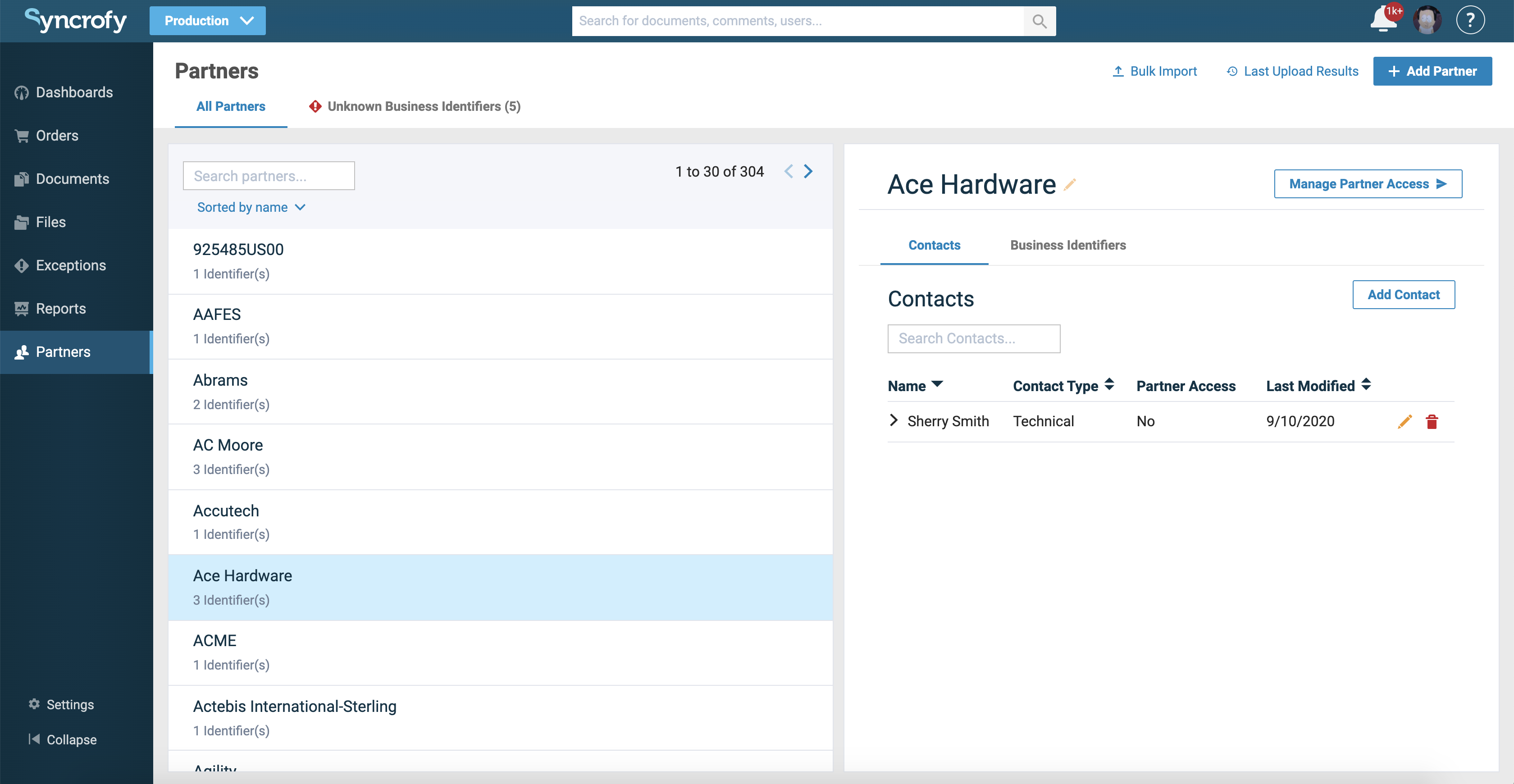 InvitePartner | Syncrofy Help
